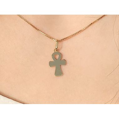 Egyptian Cross of the Nile "Ankh" in Yellow Gold